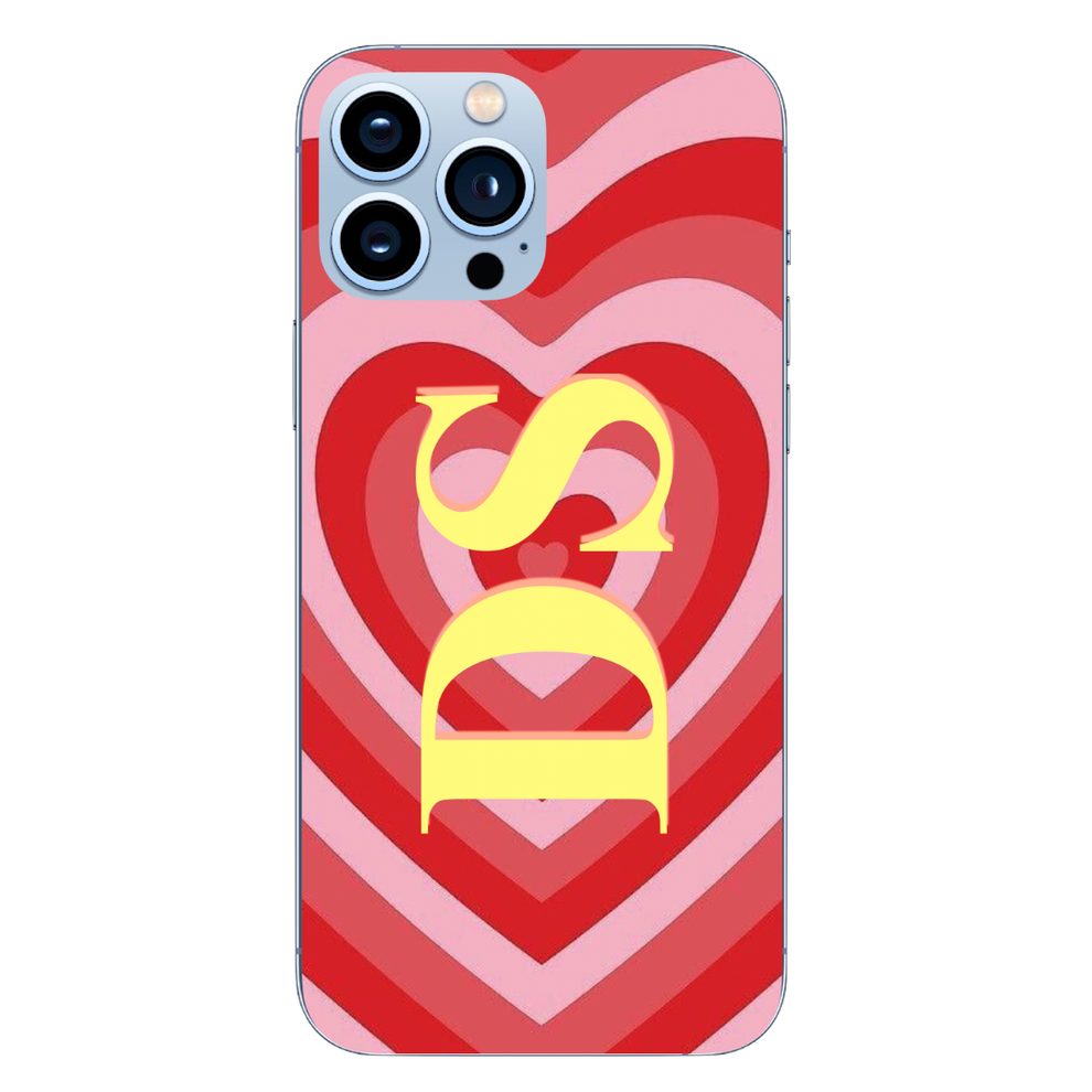 Heart Beat Monogram Case – StyliZe Cases